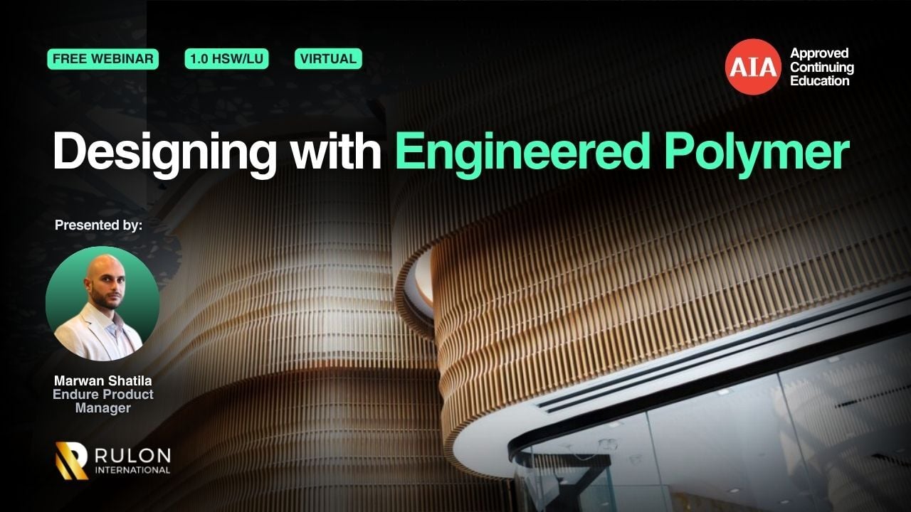 Webinar | Designing with Engineered Polymer